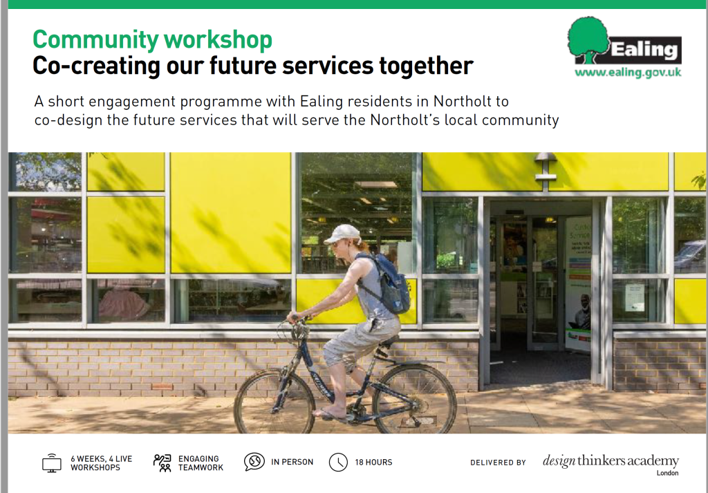 Co-creating Ealing's future services together - ActforEaling Climate ...