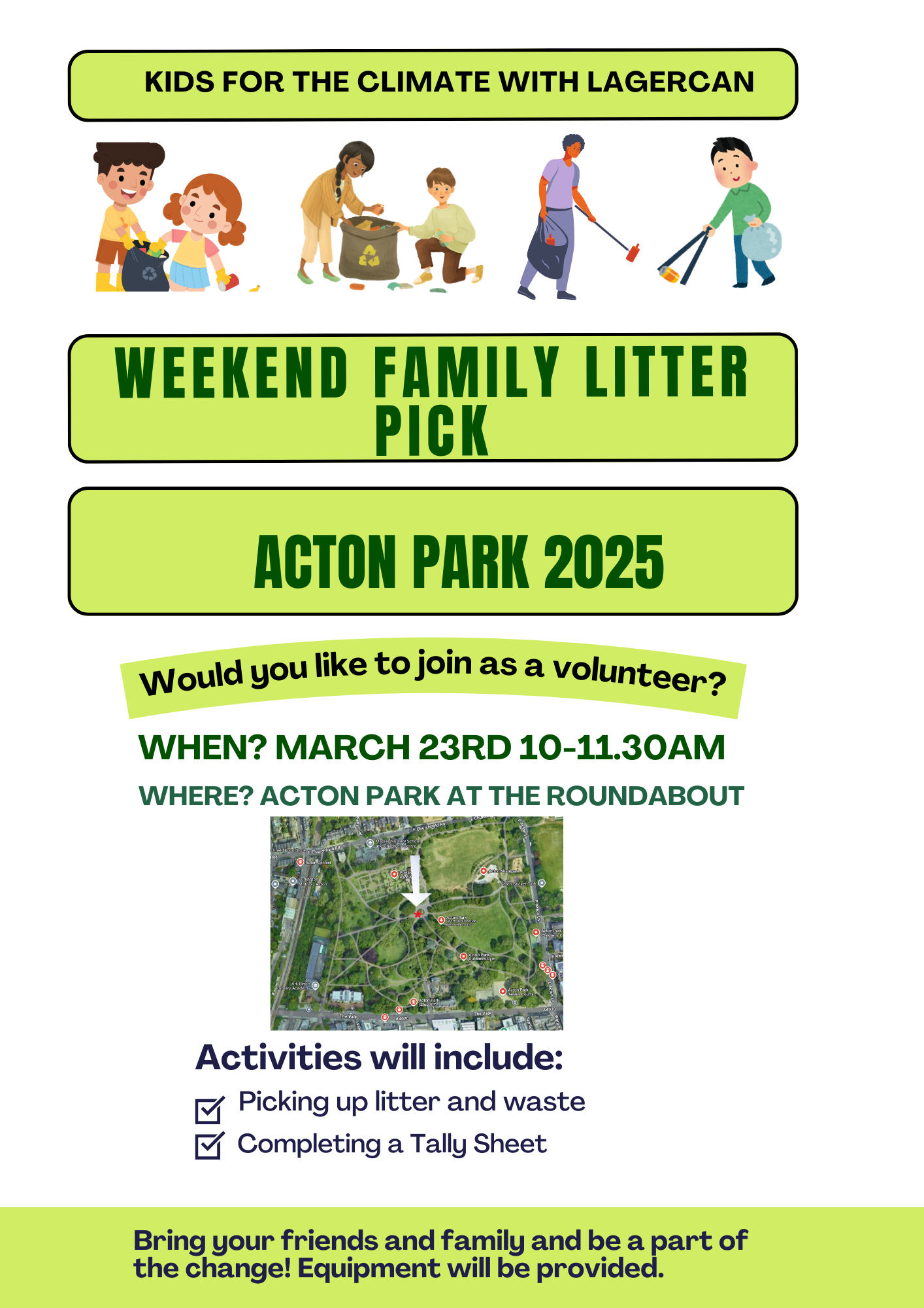 Local pupils organise Acton Park litterpick - ActforEaling Climate Action Hub